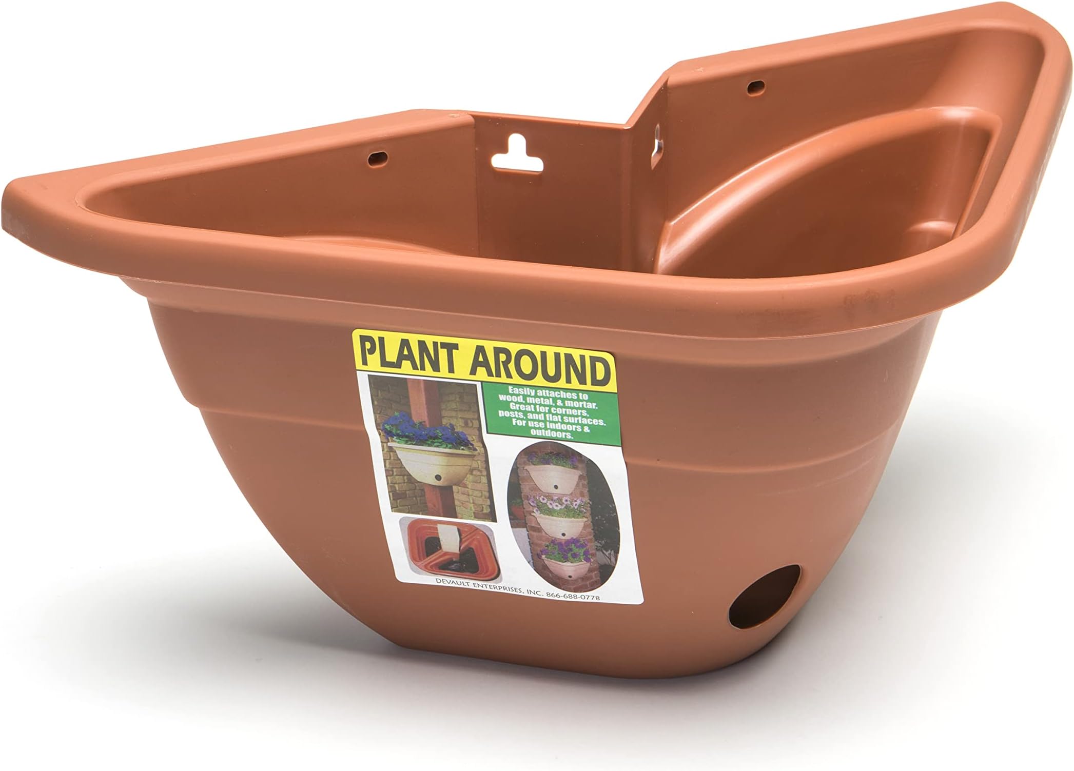 Amazon.com : Devault DEV9000TC Terra Cotta Plant Around : Patio, Lawn & Garden