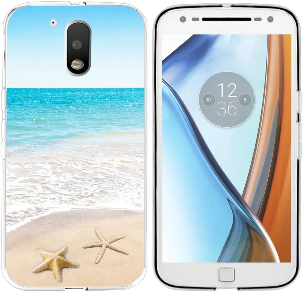 Amazon.com: MUQR Case for Moto G4 Replacement Rubber Gel Silicone Slim ...