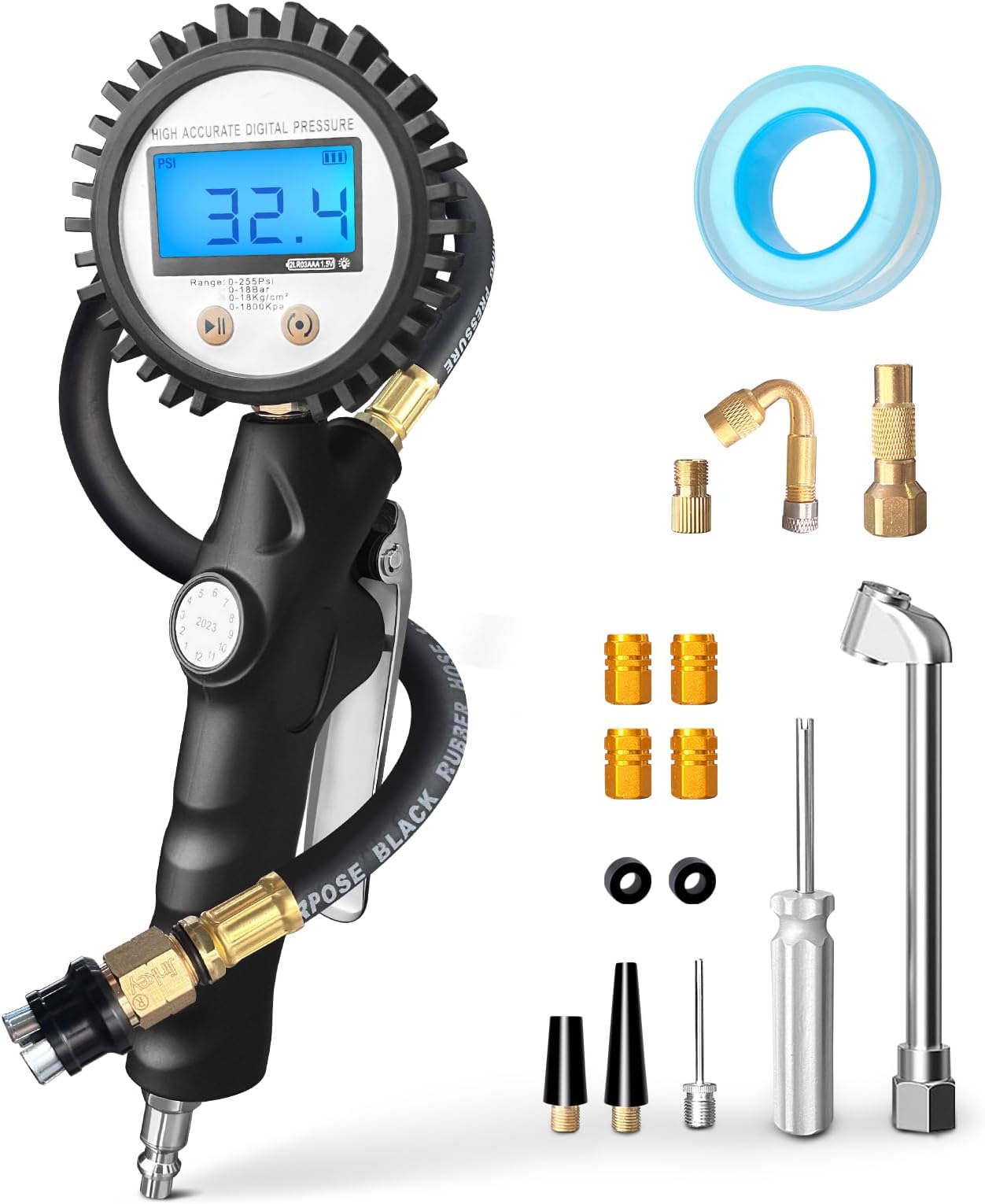 Amazon.com: Pacific Customs No Loss Air Chuck for Shock Inflation 1/8 ...