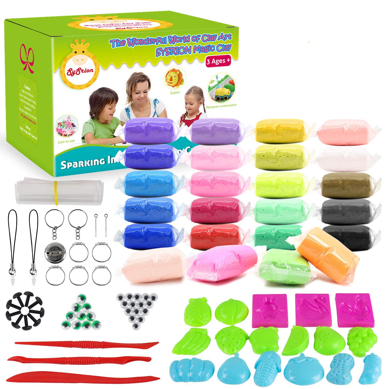 Sysrion the Wonderful World of Clay Art Sysrion Magic Clay 3 Ages Plus ...