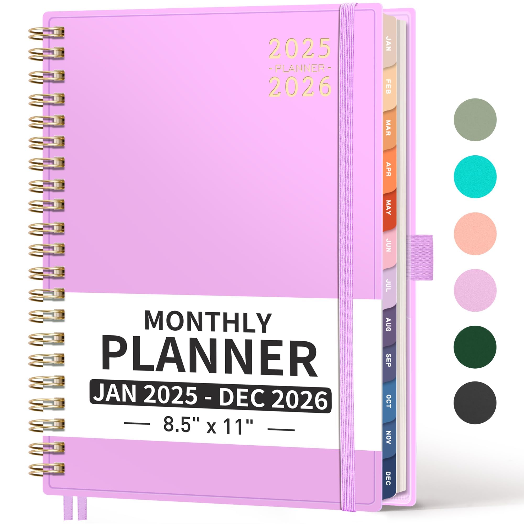 Buy RETTACYPlanner 2025-2026, Monthly Planner, Jan 2025 - Dec 2026, 8.5 ...