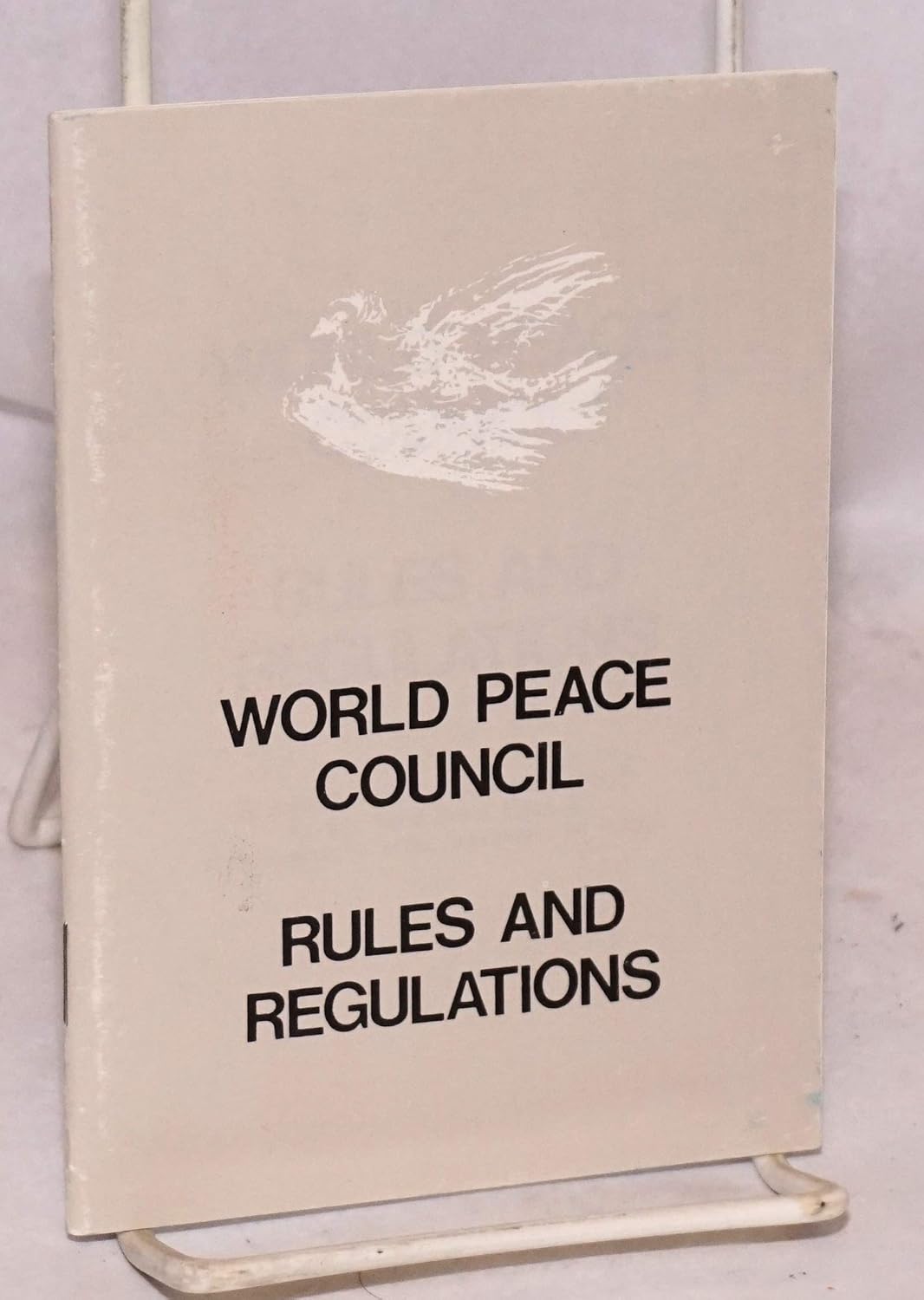 Rules and regulations: World Peace Council: Amazon.com: Books