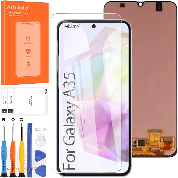 Amazon.com: Original Screen for Samsung Galaxy A35 Screen Replacement ...