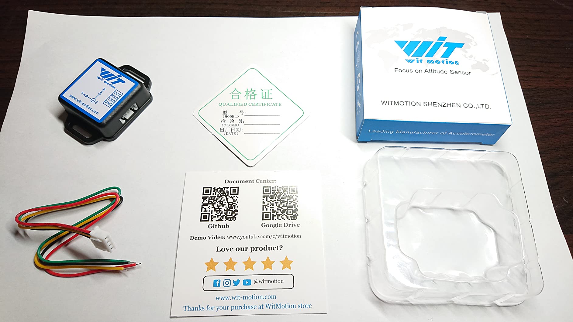 Amazon.co.jp: WitMotion WT901C RS232 Edition MPU9250 High Accuracy 3 ...