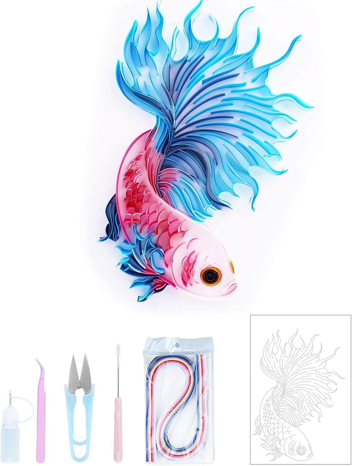 Uniquilling Quilling Paper Quilling Kits for Adults Beginner, Exquisite ...