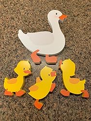Amazon.com : COCHIE Cute Wooden Ducks Decorations Indoor Set of 4 ...