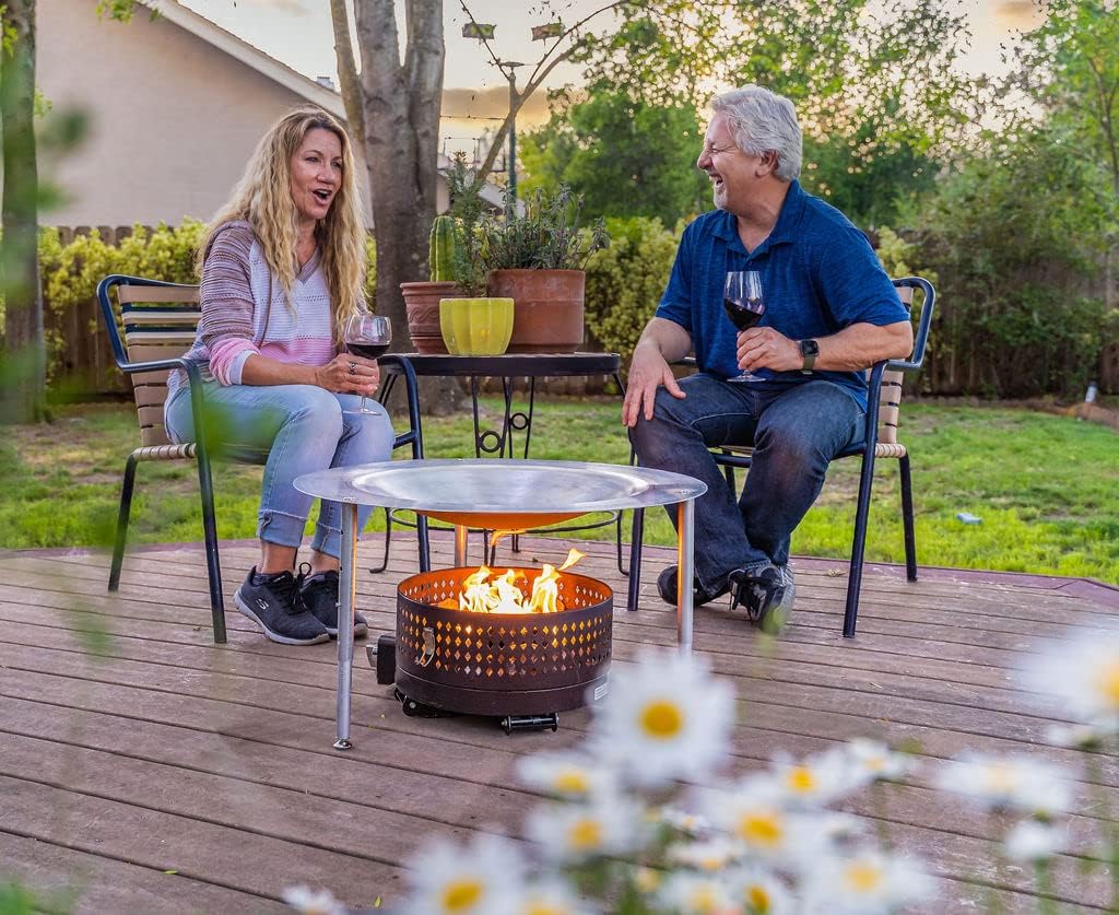 Amazon.com : AL32 - Portable Fire Pit Heat Deflector, Lightweight ...