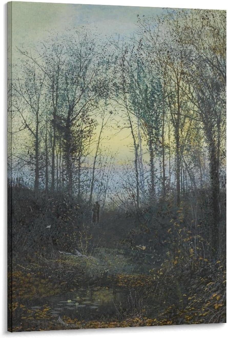 Amazon.com: Romanticism Oil Painting John Atkinson Grimshaw Art Prints ...