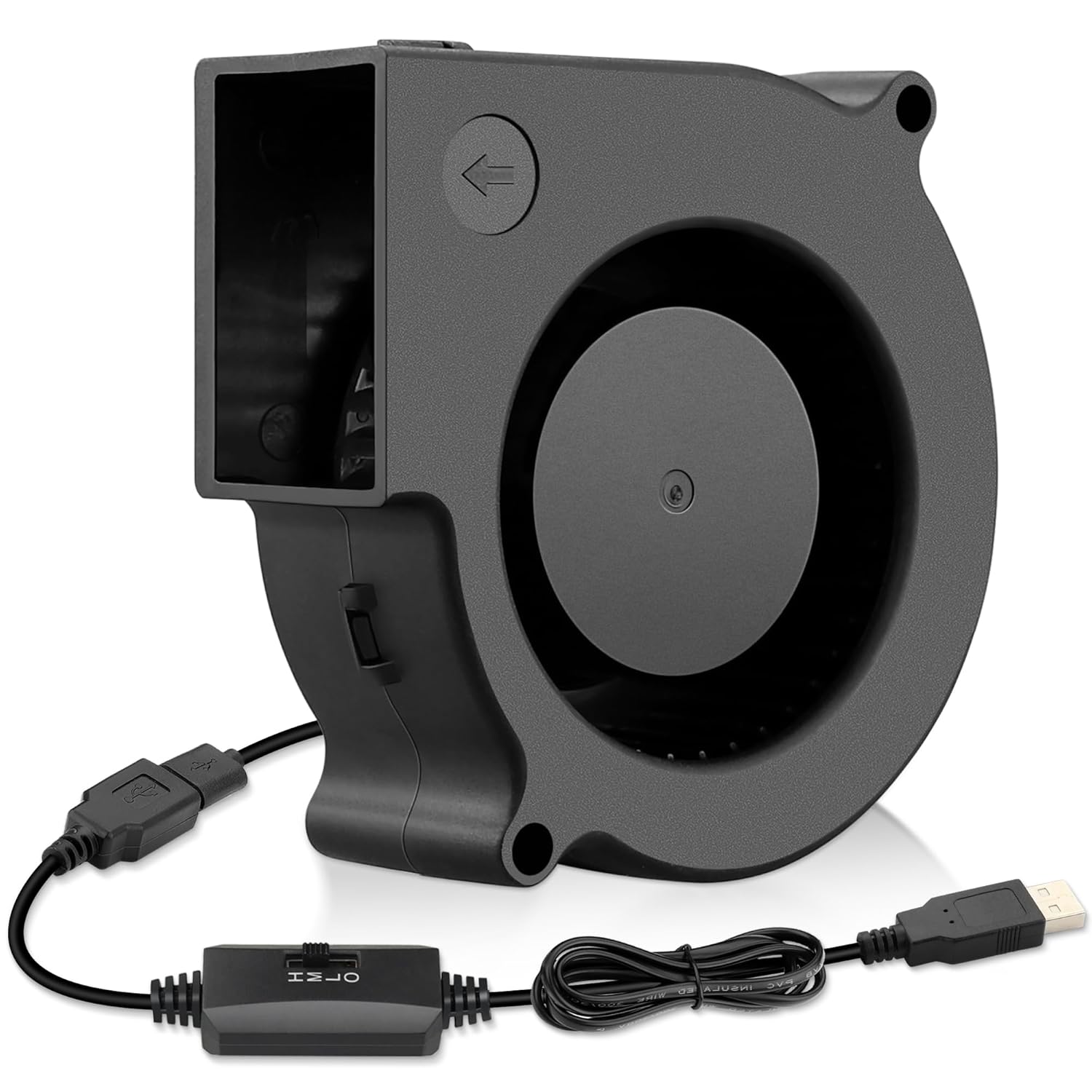 Amazon.com: Wathai 75mm x 30mm USB Blower Fan Turbine Centrifugal 5V ...