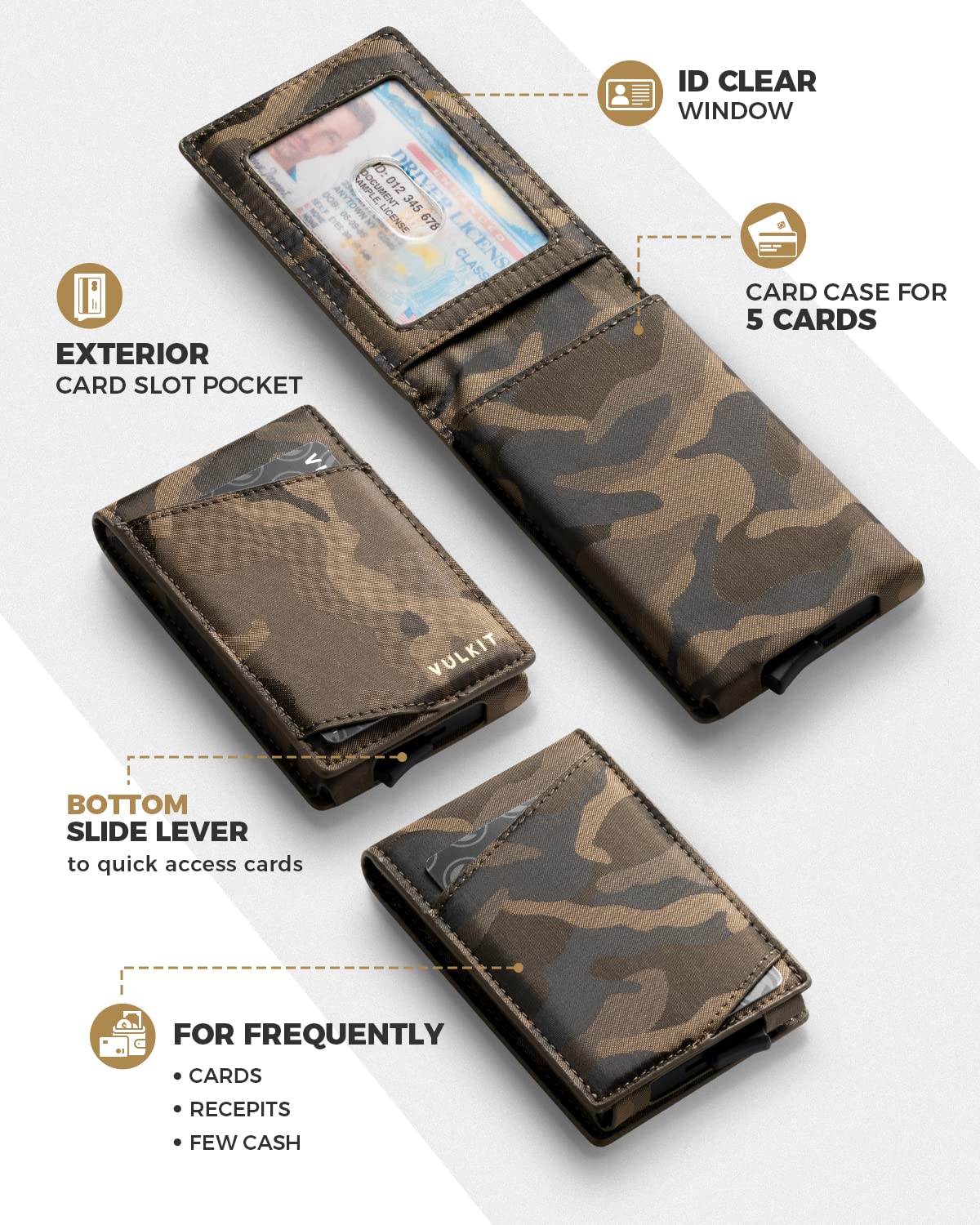 Snapklik.com : VULKIT Pop Up Wallet For Men, Credit Card Holder ...