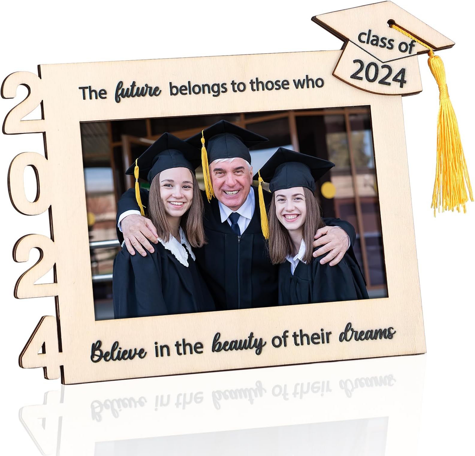 Amazon.com - Yalikop 2024 Graduation Tassel Photo Frame for 4 x 6 ...