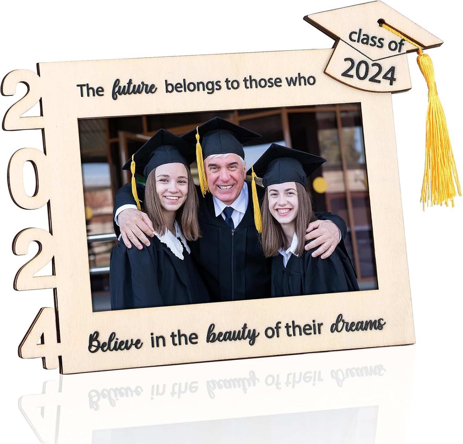 Amazon.com - Yalikop 2024 Graduation Tassel Photo Frame for 4 x 6 ...
