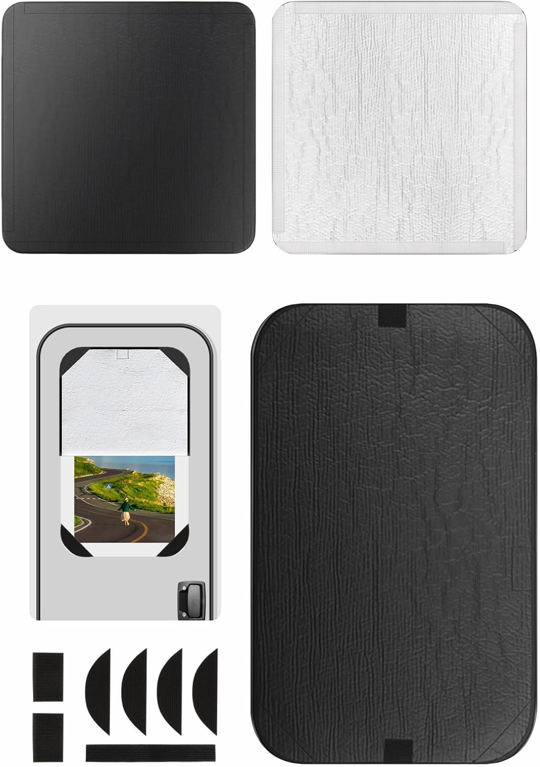 Amazon.com: RV Sunroof Shade Cover 16x16 Inch RV Skylight Fan Window ...