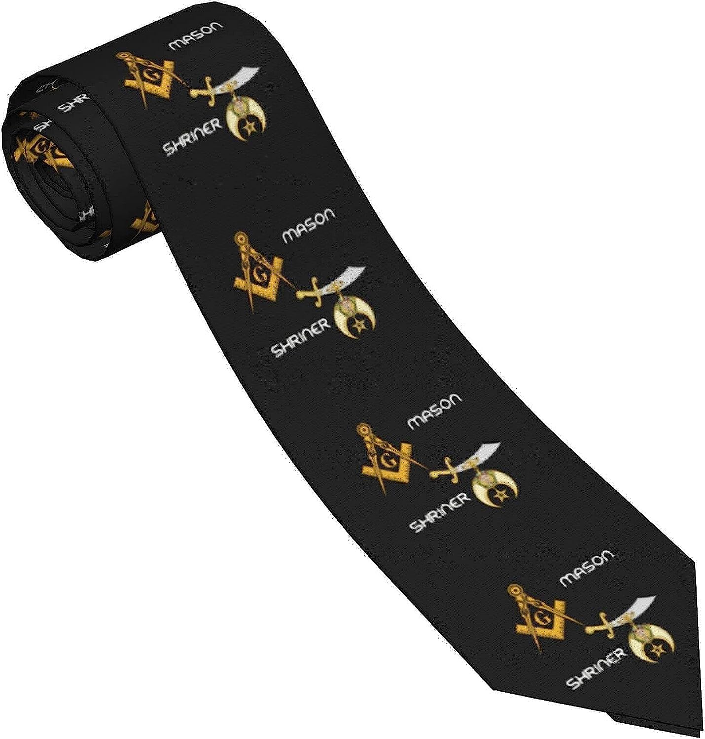 Amazon.com: PARREN Masonic Shriner Split Men's Classic Silk Tie Necktie ...