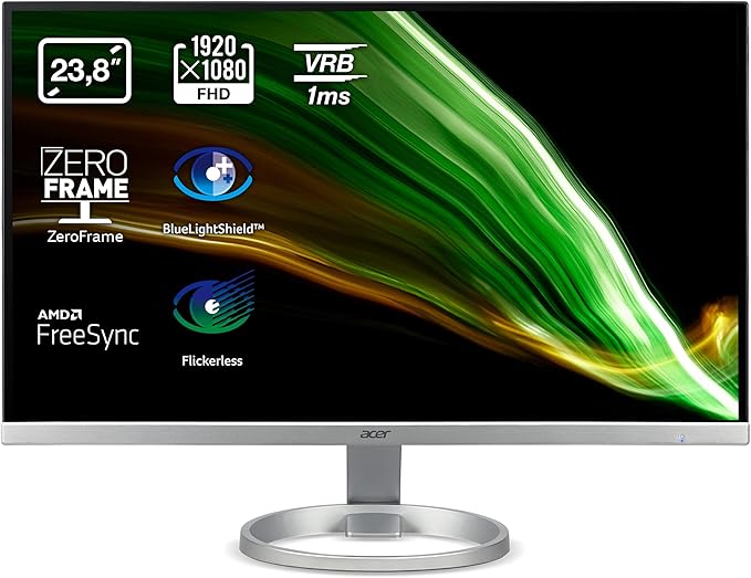 Acer R240Y 60,5 cm (23.8") 1920 x 1080 Pixels Full HD Noir : Amazon.fr ...