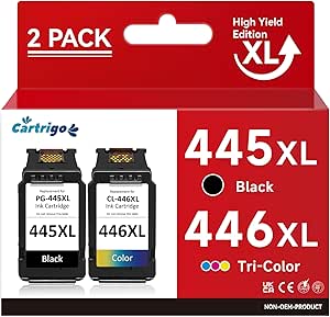 CARTRIGO 445 446 Ink Cartridge for Canon PG-445XL, CL-446XL, Pg445 and ...