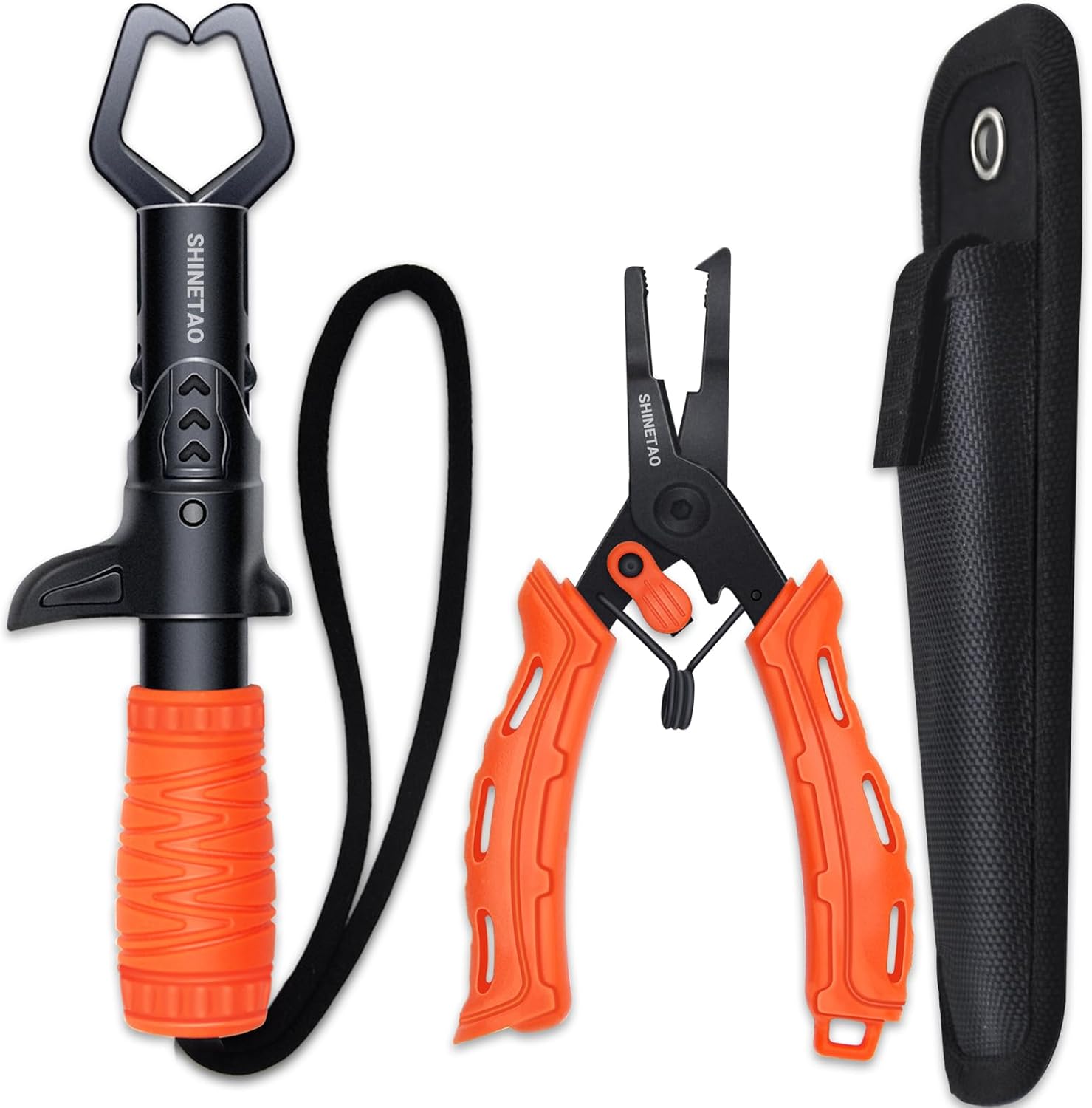 Amazon.com: Stainless Steel Fishing Tool Kit Muti-Function Fishing ...