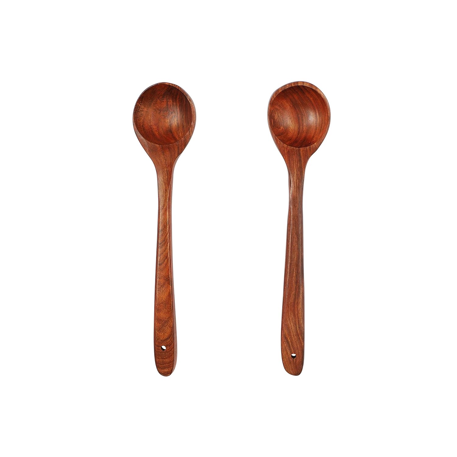 Buy Terosa Rustic Spatula Ladle or Kadchi Set of 2 Indian Rosewood or ...