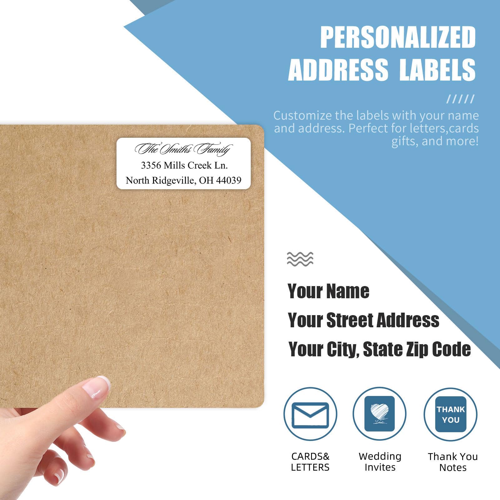 Snapklik.com : Address Labels Personalized Return Address Labels ...