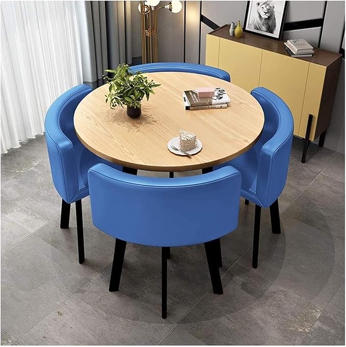 Amazon.com - Office Reception Room Small Conference Table Set, Leisure ...