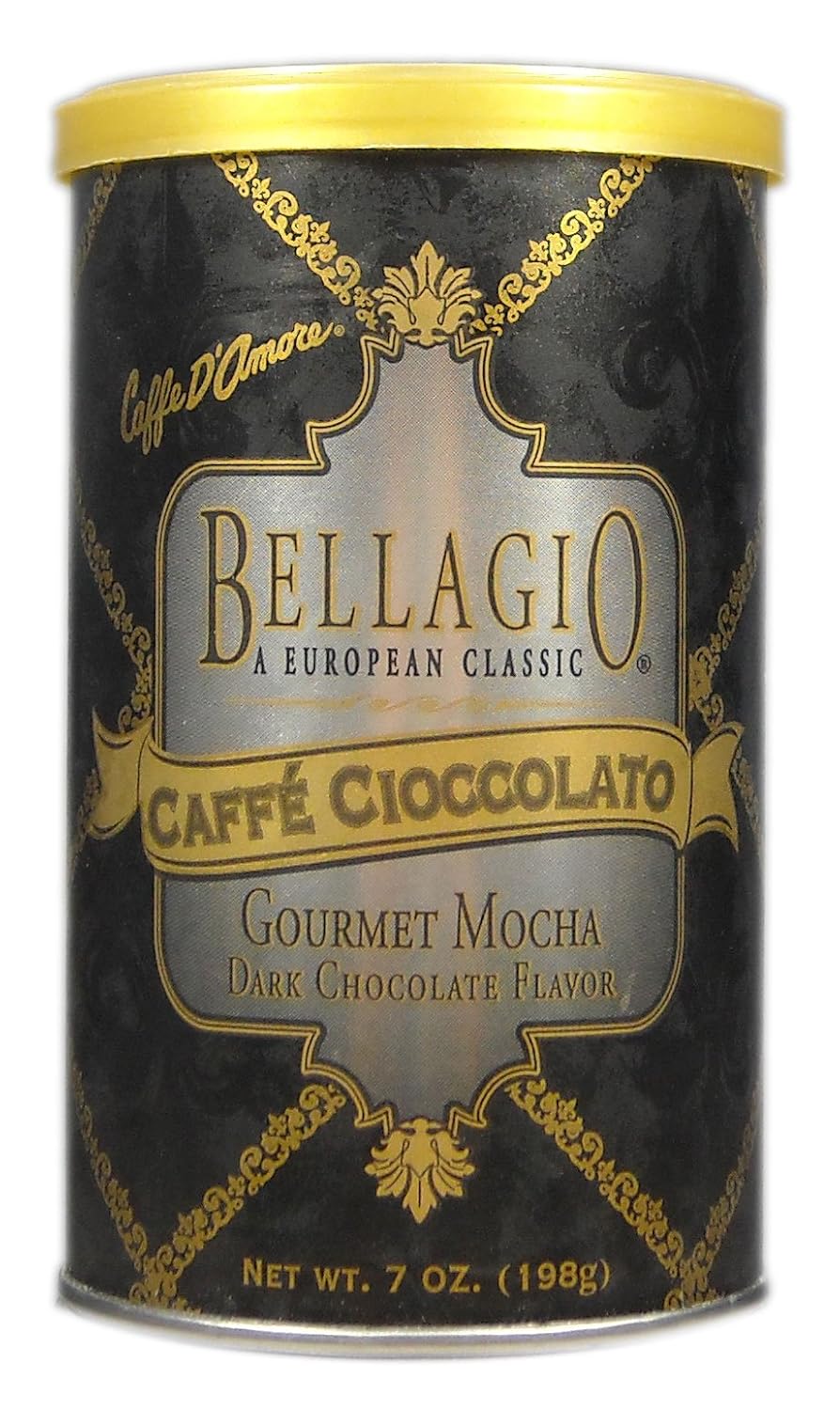 Amazon.com : Bellagio Cafe Ciocolato, 7-Ounce (Pack of 4) : Hot Cocoa ...