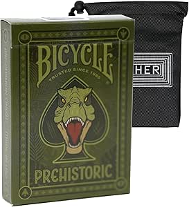 Bicycle Prehistoric Playing Cards - Bicycle Dinosaur Themed Poker Sized ...