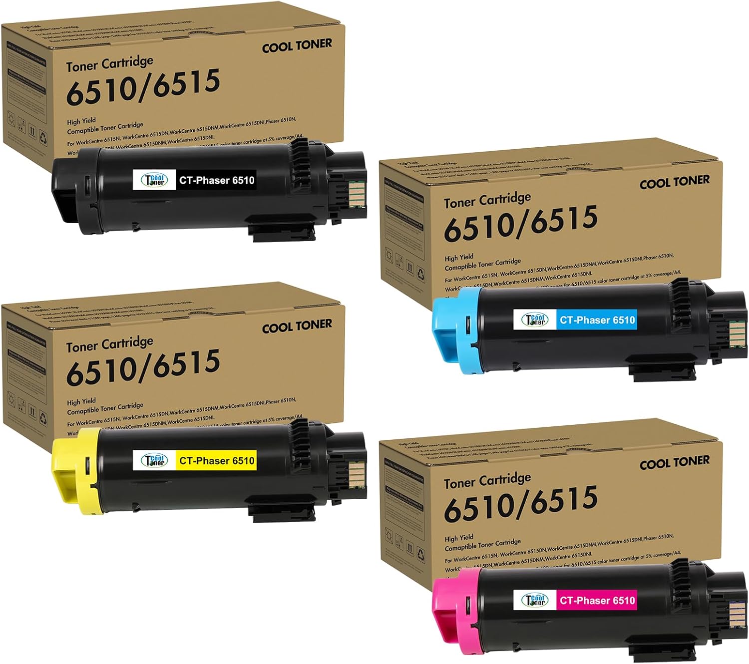 Amazon.com: Phaser 6510 Toner Cartridge Compatible for Xerox Phaser ...