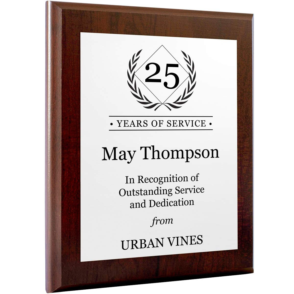 Amazon.com : Personalized Years of Service Recognition Award - Add The ...
