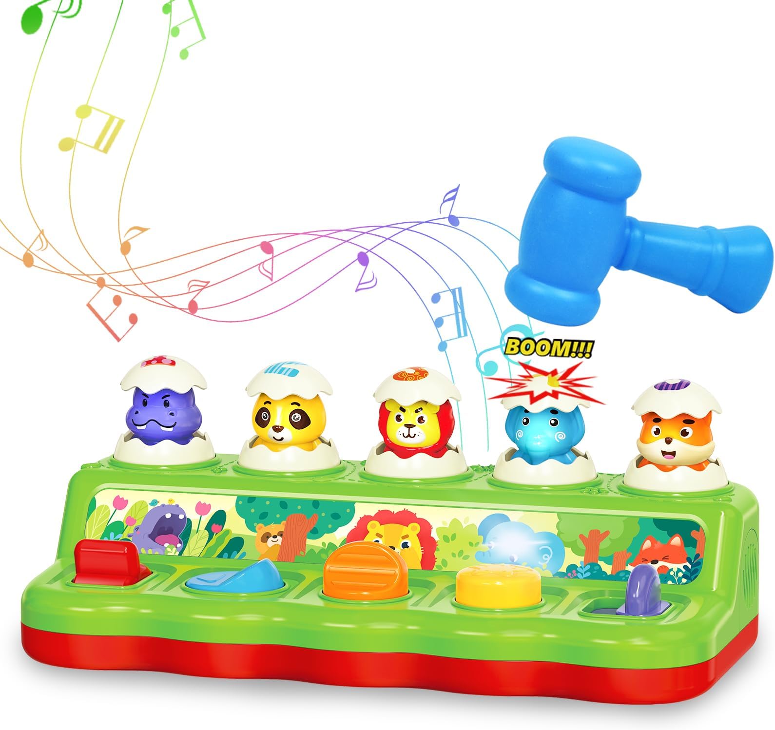 AKILION 1 2 Year Old Toys for Boys Girls Birthday Gift, Pop Up Baby Toys 6-12-18 Months ...