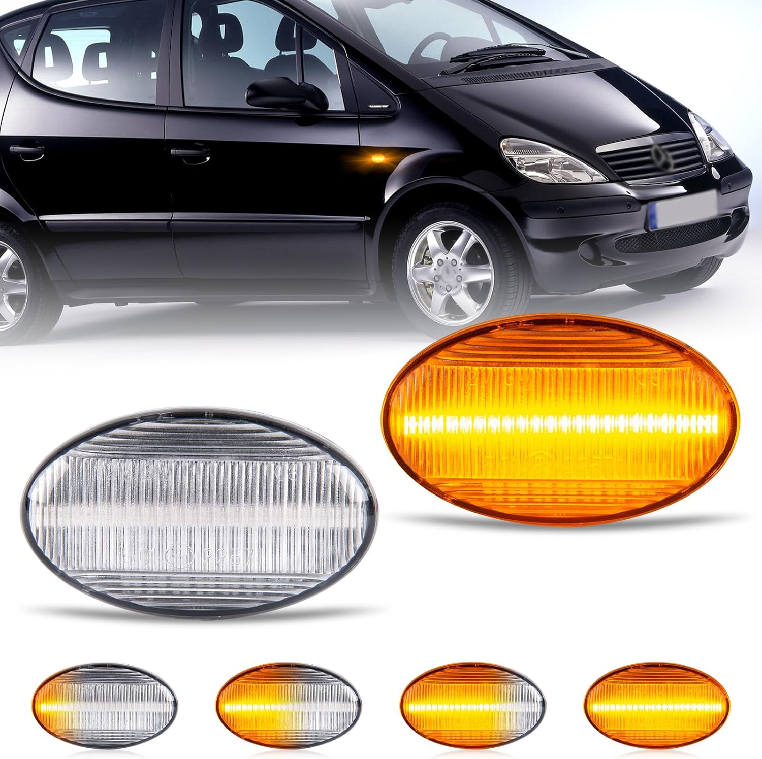Amazon.fr : POPMOTORZ LED Clignotant Latéral, LED Dynamique Indicateurs ...