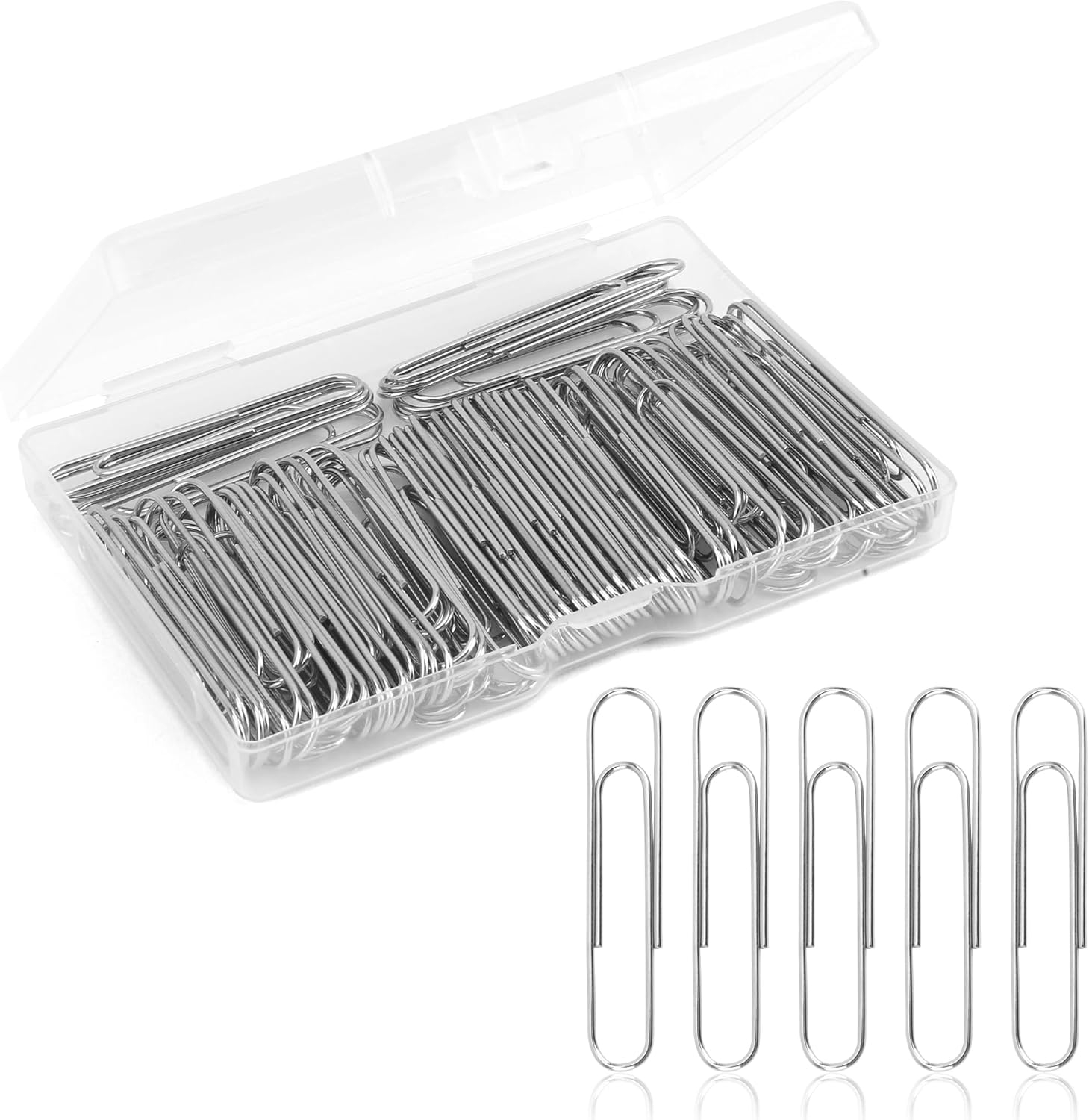 Amazon.com : Large Paper Clips, 100 Pcs Paper Clips 2 inch, Jumbo Paper ...