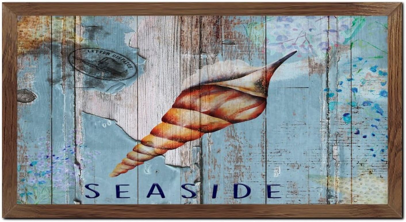 Amazon.com: Inspirational Wooden Wall Table Sign Nautical Beach Ocean ...