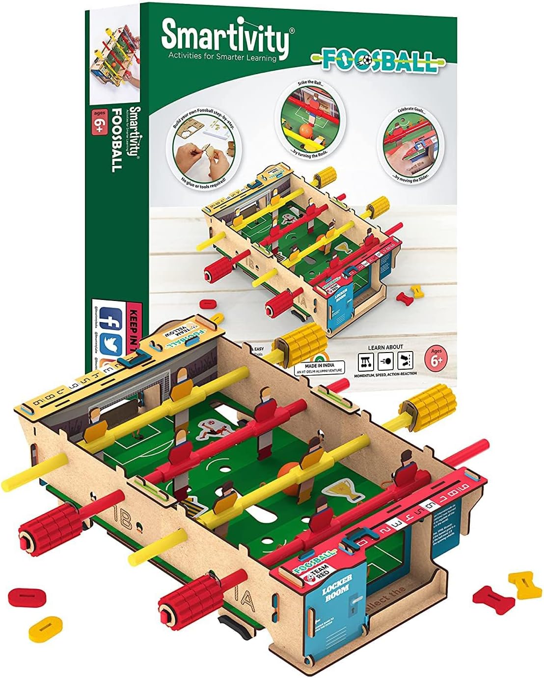 Storio Table Football Game - Foosball(Big)|Table Soccer Game Board ...