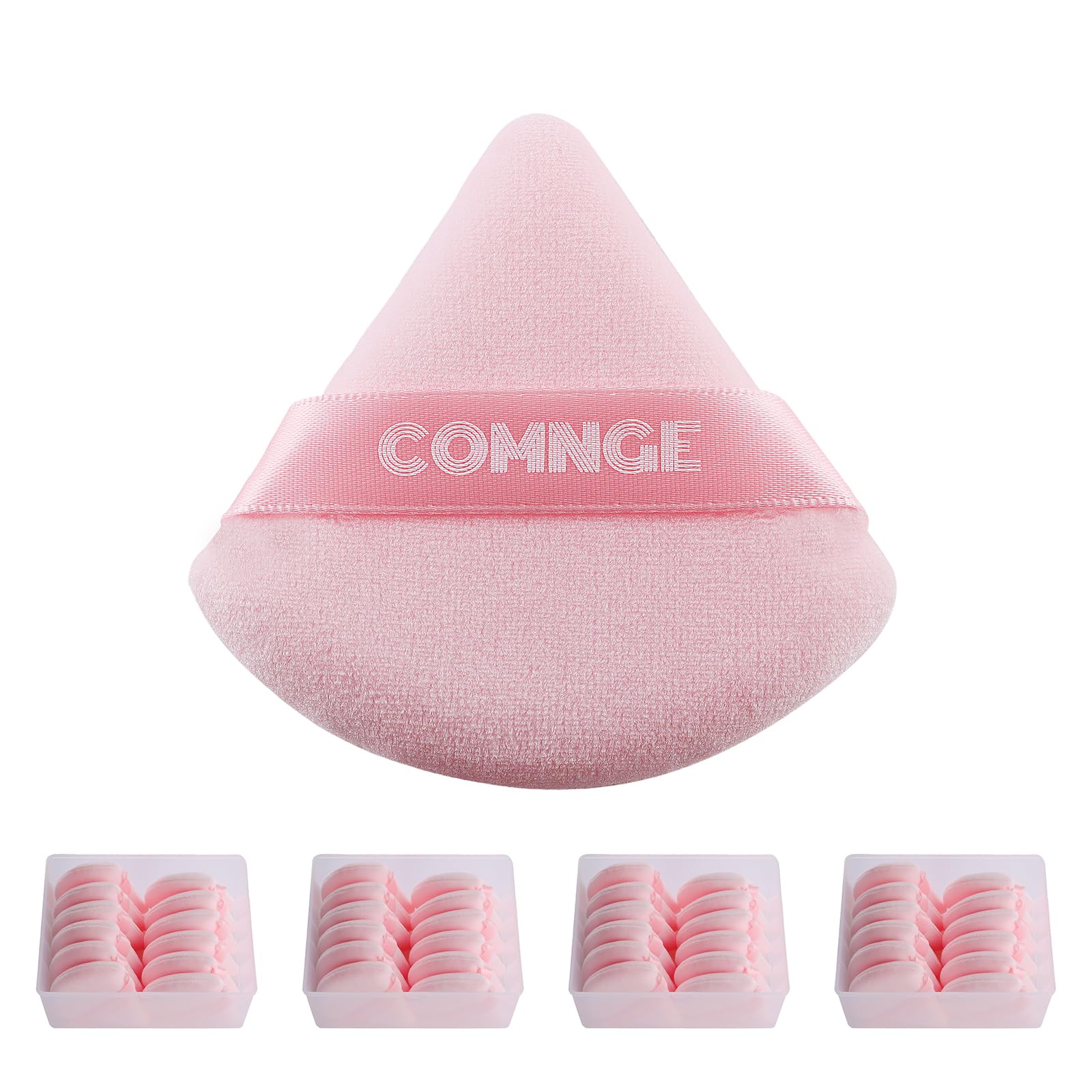 Amazon.com: 48 Pcs Makeup Powder Puff - Triangle Powder Puff for Face ...
