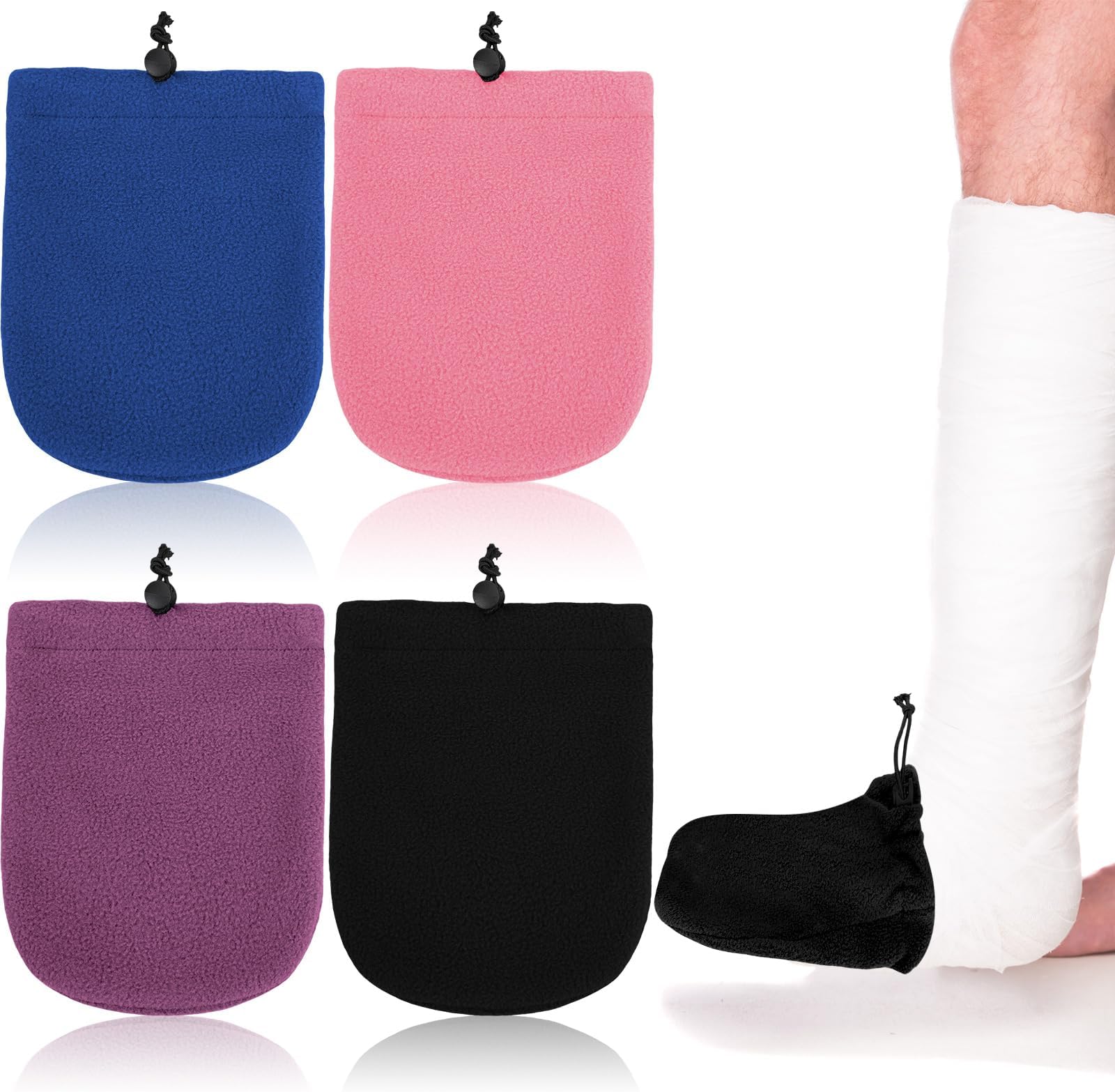 Amazon.com: Cast Toe Covers and Socks for Women Men 4 Pack Nonslip Cast ...