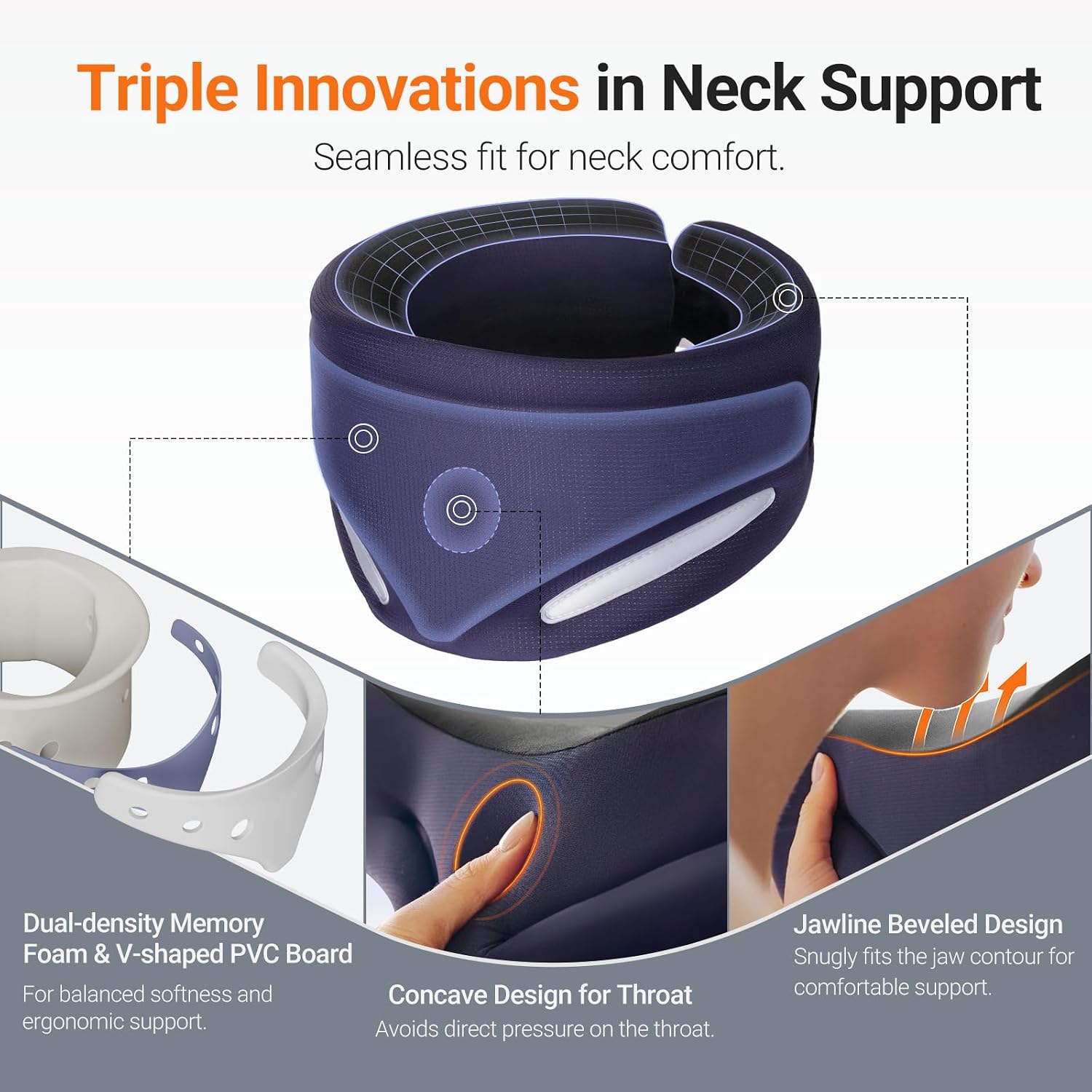 Ergonomic V-Shaped Neck Brace for Neck Pain Relief Macao | Ubuy