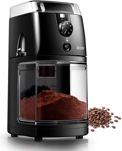 Amazon.com: Secura Electric Burr Coffee Grinder Mill, Adjustable Cup ...