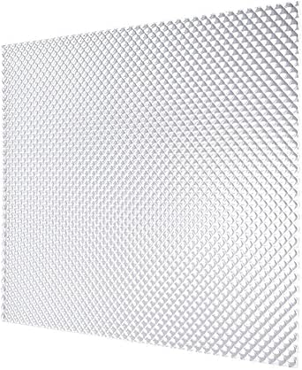 DURALENS Lighting Panel Acrylic Cover - 2x2 Clear - Prismatic - 2 ft. x ...