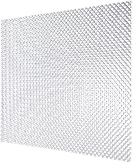 DURALENS Lighting Panel Acrylic Cover - 2x2 Clear - Prismatic - 2 ft. x ...