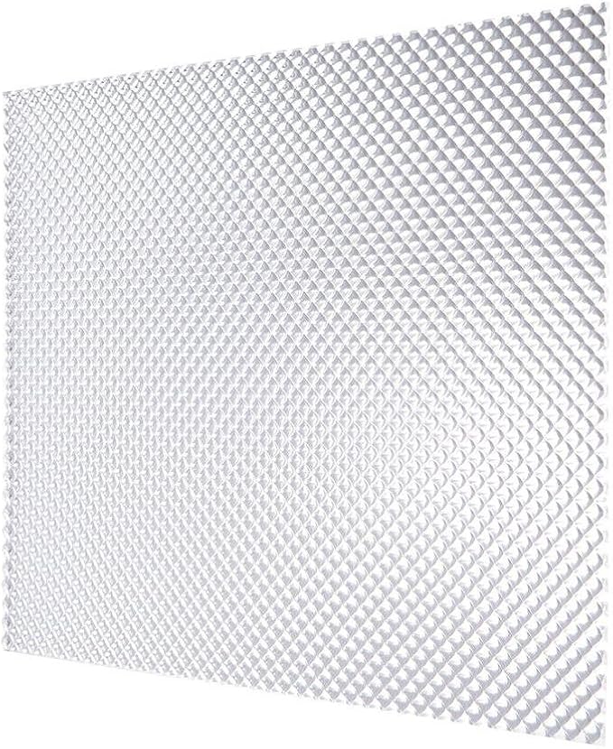 DURALENS Lighting Panel Acrylic Cover - 2x2 Clear - Prismatic - 2 ft. x ...