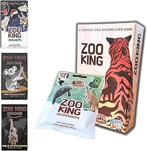 Amazon.com: Zoo King: Zoo-Building Card Game Complete Collection : Toys ...