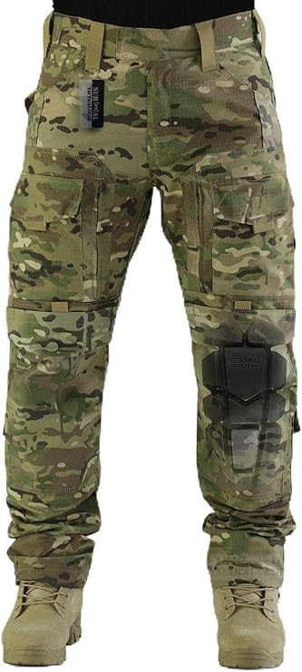 Amazon.com: ZAPT Breathable Ripstop Fabric Pants Military Combat Multi ...