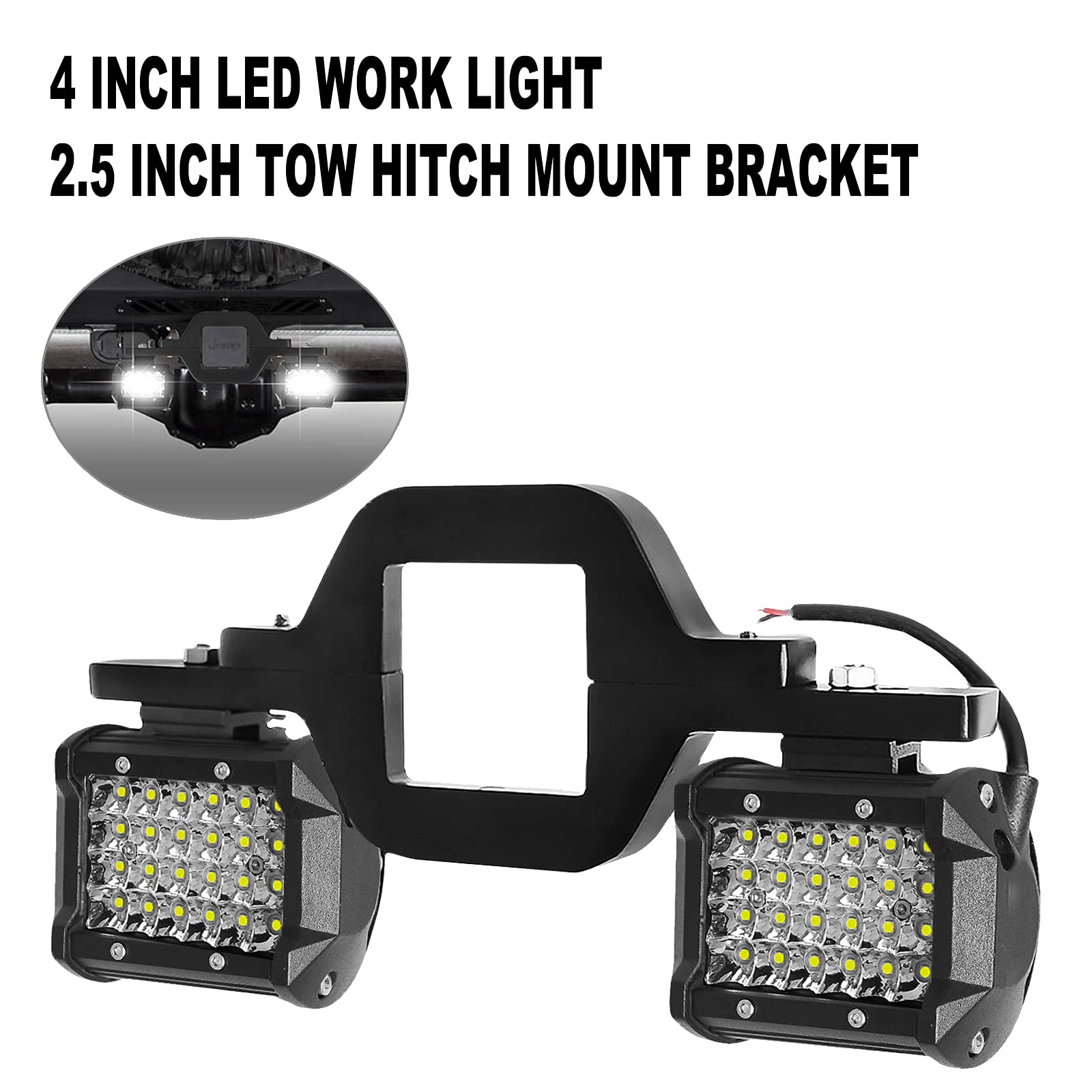 Buy Compatible for 4-Row Hitch LED Lights with 2.5 Inch Tow Hitch ing ...