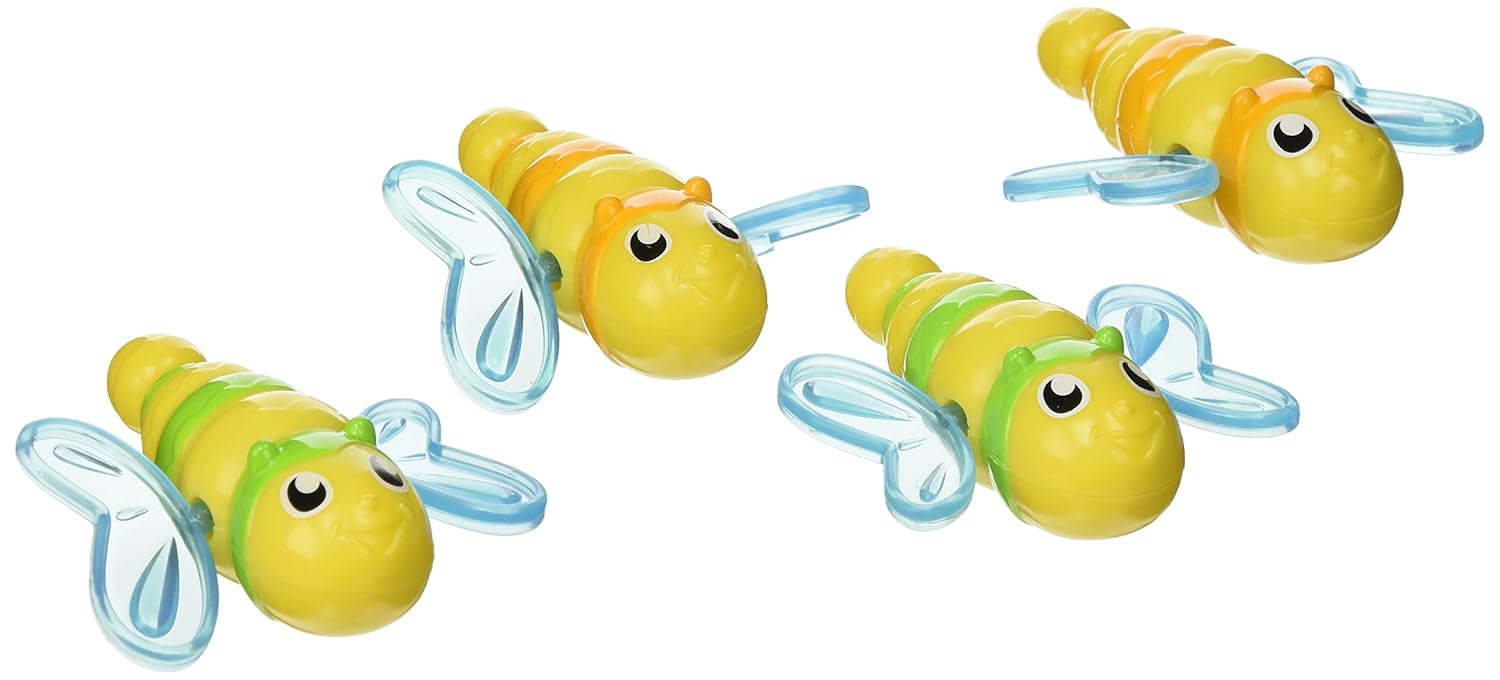 Amazon.com: Munchkin Water Bug Pull Toys, 4 Count : Toys & Games