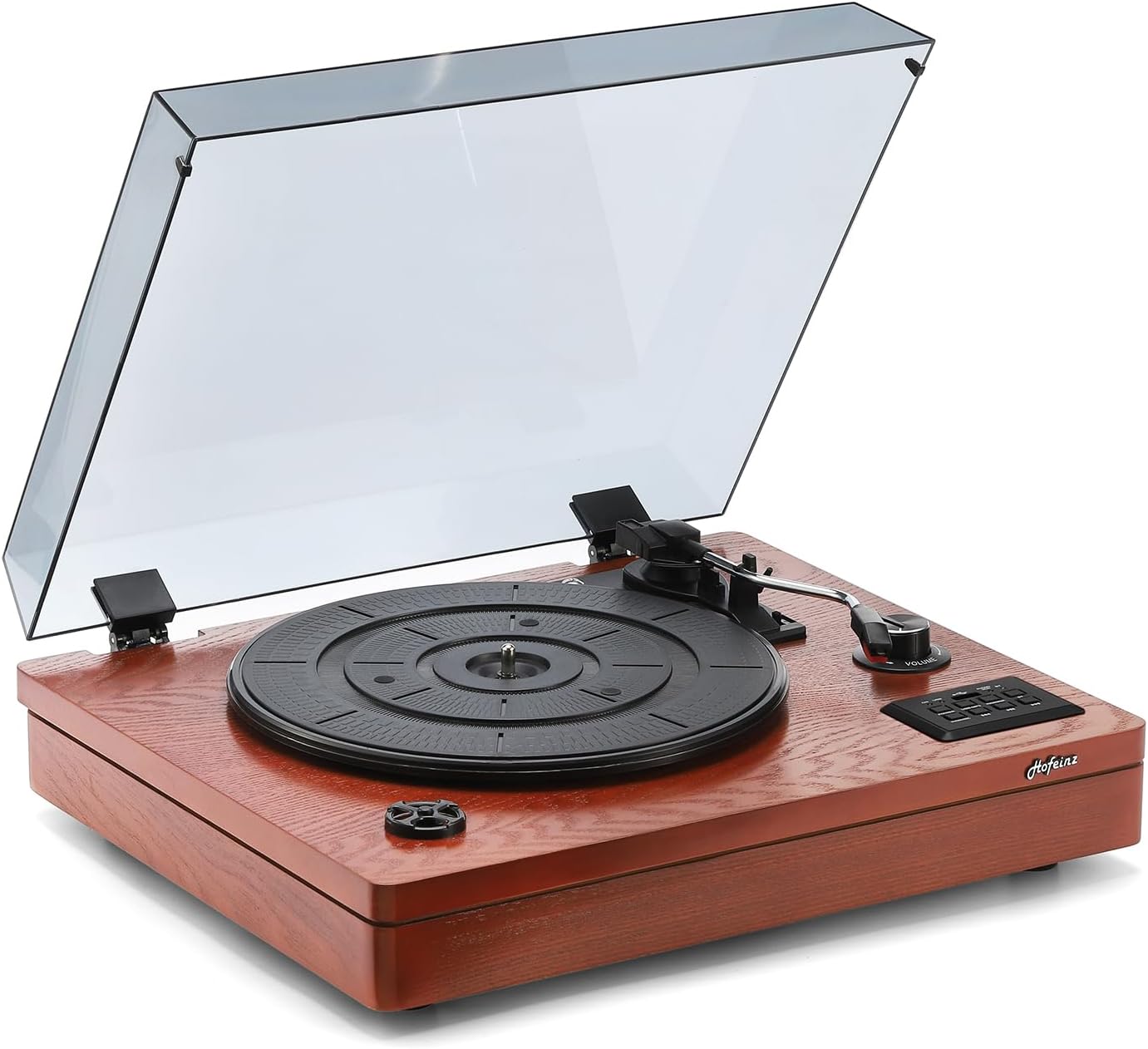 Amazon.com: Bluetooth Vinyl Record Player, with Built-in Speakers ...