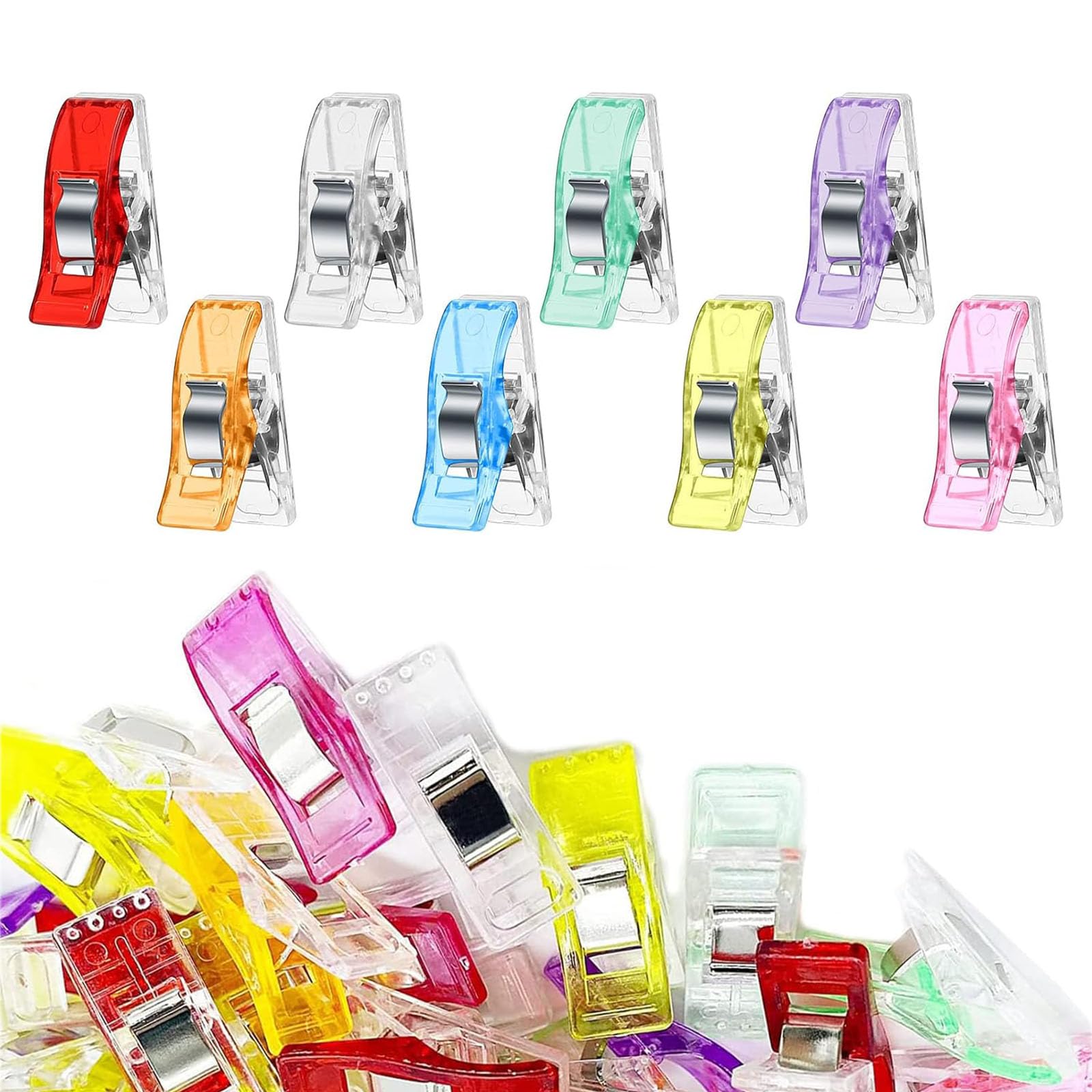 80 Pcs Sewing Clips for Fabric, Sewing Clips, Plastic Clips for Sewing ...