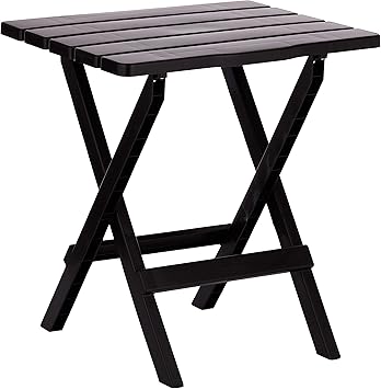 Cosmoplast Portable Camping Folding Table, Dark Brown : Amazon.ae ...