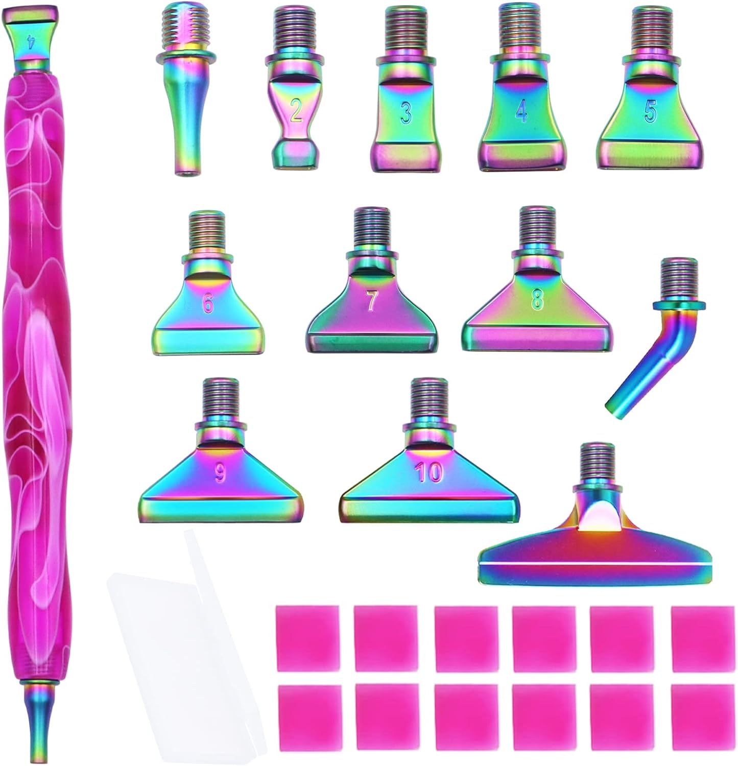 Amazon.com: ZYNERY 25 PCS Diamond Painting Pens Kit, 12 PCS Metal Screw ...