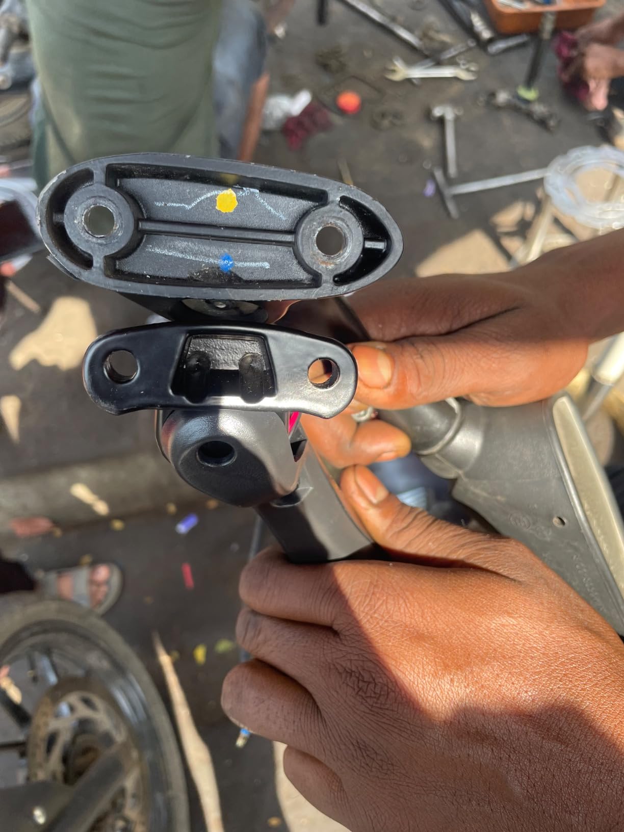 Vagary Rear View Side Mirror With Turn Signal Led Indicators Motorcycle ...