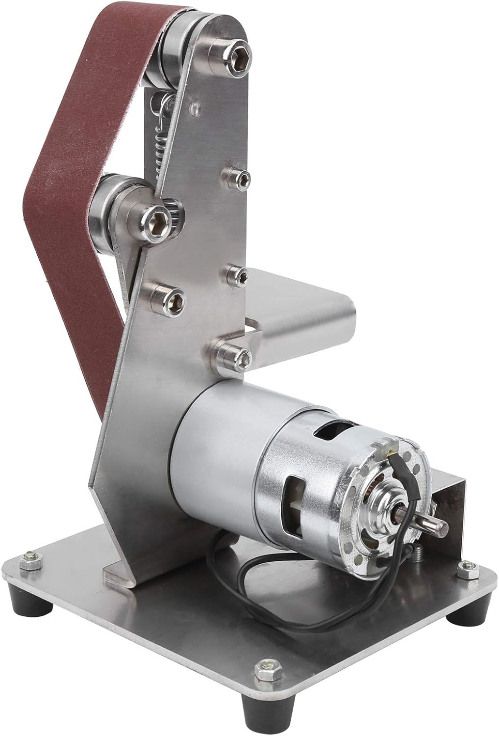 Bench Grinders, Desktop Belt Sander DIY Fixed Polishing Grinding ...